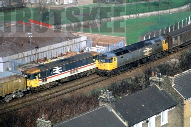 35MM SLIDE BR British Railways Diesel Loco Class 73139/47014 c1990 ...