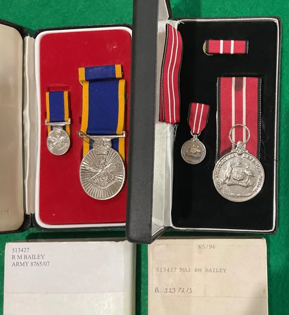 A MODERN MEDAL group to an officer. A reservist Major in the ...