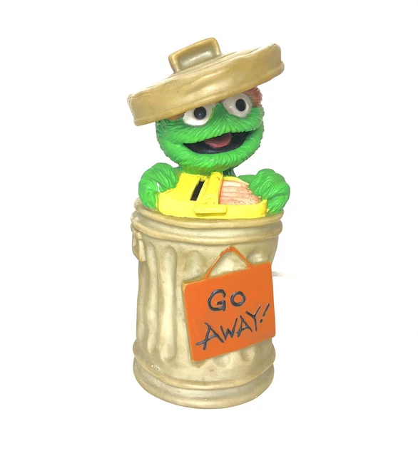 SESAME STREET OSCAR the Grouch Rubber Coin Bank $18.98 - PicClick CA