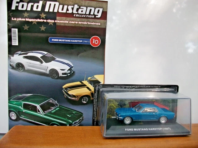COLLECTION FORD MUSTANG N°10 Mustang Hardtop (1967) avec le livret Neuf ...