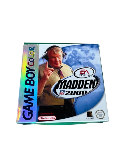 NINTENDO GAMEBOY COLOR Madden 2000 Boxed With Manual Video Game ...