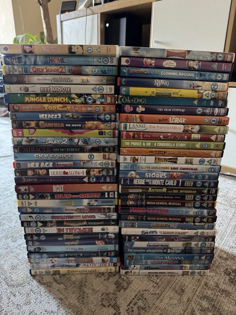 60 X CHILDREN'S DVD Bundle, Kids, Job Lot. Disney, DreamWorks VG £31.87 - PicClick UK