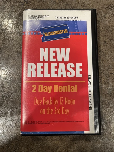 BLOCKBUSTER CLAMSHELL VHS Enemy At The Gates £17.80 - PicClick UK