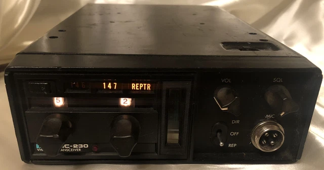 ICOM IC-230 2M 2 Meter Mobile Ham Radio Transceiver FM VHF Vintage EUR ...