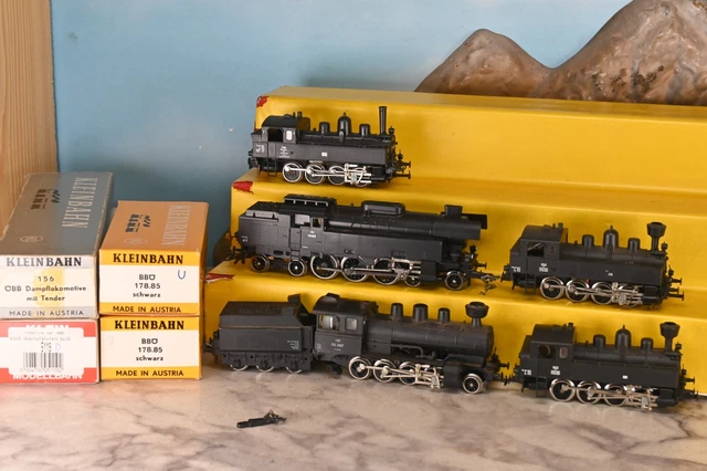 KLEIN MODELLBAHN KLEINBAHN H0 Dampfloks der ÖBB & KkStb 5-tlg. für ...