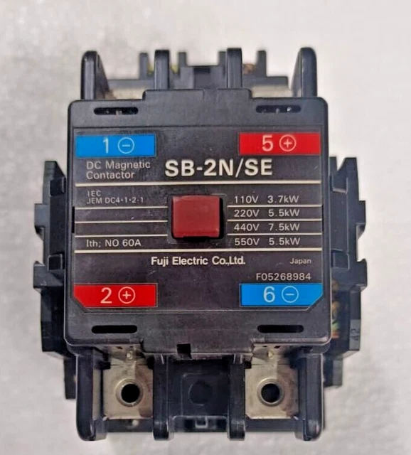 FUJI ELECTRIC 60A Dc Magnetic Contactor Sb-2N/Se With Free Shipping £ ...