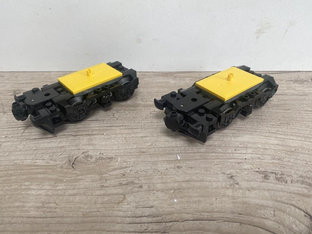 2 X LEGO City Train Wheels Bogie Bogey Buffer With magnets . £11.42 ...
