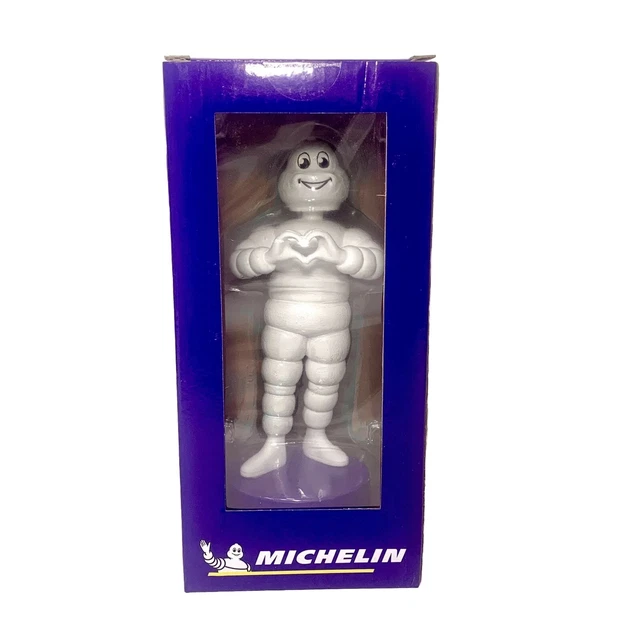 MICHELIN MAN MR. Bib Bibendum Bobble Head Heart Hands Love Nrfb Nib ...