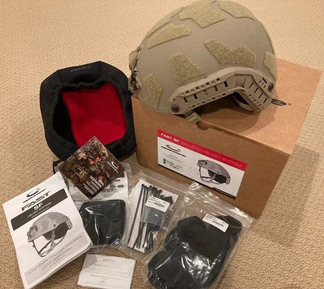 NEW OPS CORE FAST SF Super High Cut Maritime Ballistic Helmet Tan FTHS ...