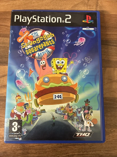 SPONGEBOB SQUAREPANTS THE Movie Sony Playstation 2 PS2 Game With Manual ...