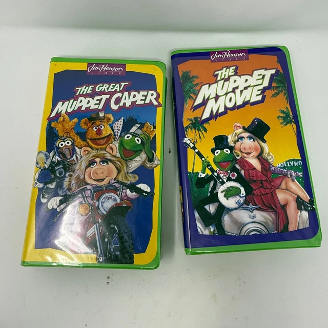 THE GREAT MUPPET Caper & The Muppet Movie VHS Tape Set Jim Henson Video ...