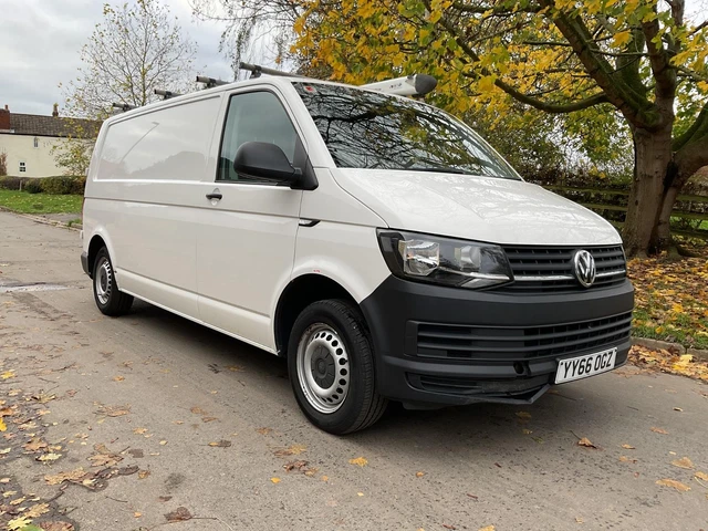 66 PLATE VW VOLKSWAGEN TRANSPORTER T32 T6 LWB 2.0L TDI 102 BHP 131k VGC ...
