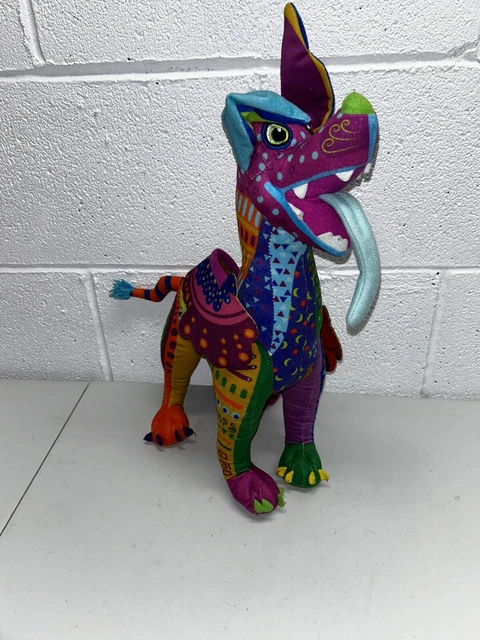 DISNEY PIXAR COCO Dante Alebrije Dog Spirit Flapping Wings 15" Plush ...