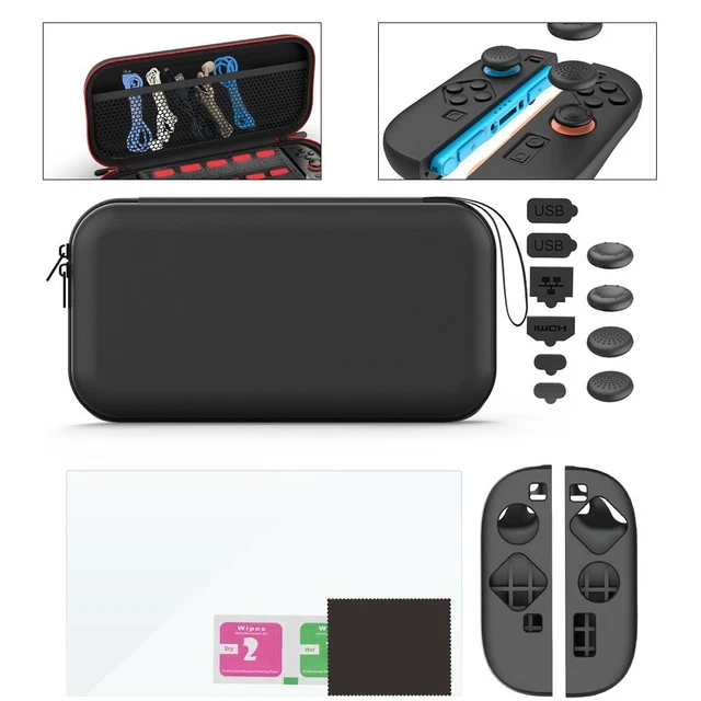 TRAVEL BAG FOR Nintendo Switch 2 with Silicone Case Organized Storage ...