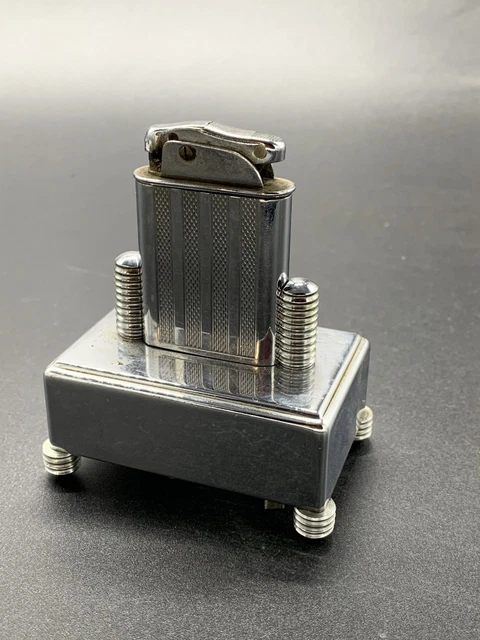 ANCIEN BRIQUET TABLE Myon Autolux Boite Musique Diva Vintage Old ...