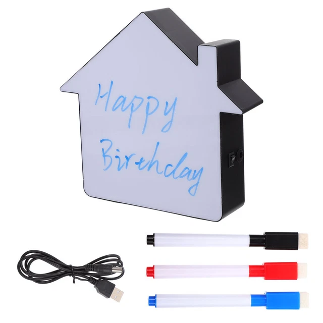 LAMP PENS HANDWRITTEN Message Light Box Leaving Messages LED Board £24. ...