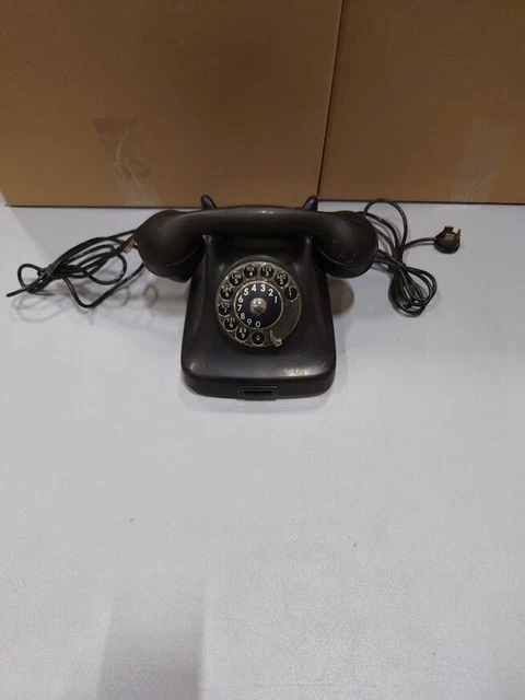 VINTAGE ROTARY DIAL Telephone - Used, Working, Signs of Wear £37.94 ...
