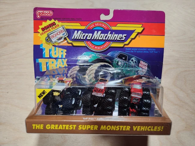 MICRO MACHINES 1990 Galoob Tuff Trax Collection 3 SEALED Mad Dog ...