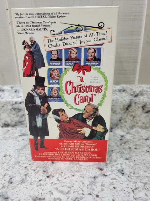 A CHRISTMAS CAROL VHS 1951 Drama Classic Original Release Multi-Marketing £4.41 - PicClick UK