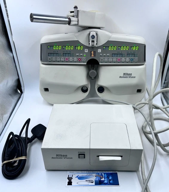 NIKON PHOROPTER AUTO Optester Remote Vision refraction system power ...