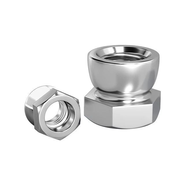 VANDAL TAMPER PROOF Security Anti Theft Shear Nuts A2 Stainless Steel ...