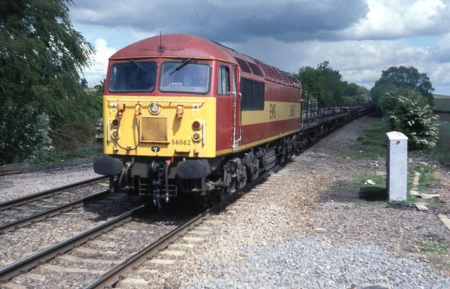 COLOUR SLIDE, CLASS 56, 56062, Tamworth, EWS livery £1.15 - PicClick UK