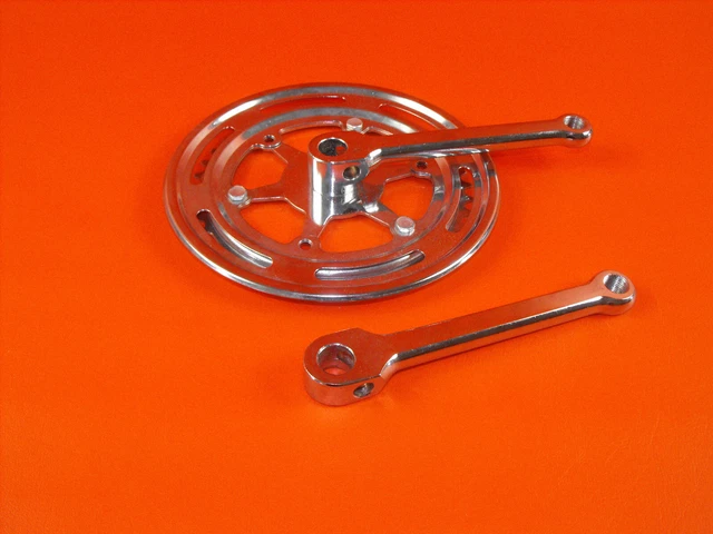 RETRO VINTAGE FAHRRAD Kurbelgarnitur Kettenblatt 44Z Thun Keilgetriebe ...