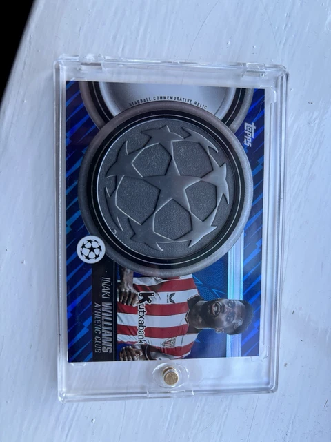 TOPPS UCC FLAGSHIP 2025/2026 Inaki Williams Star Ball Relic Card £16.15 ...
