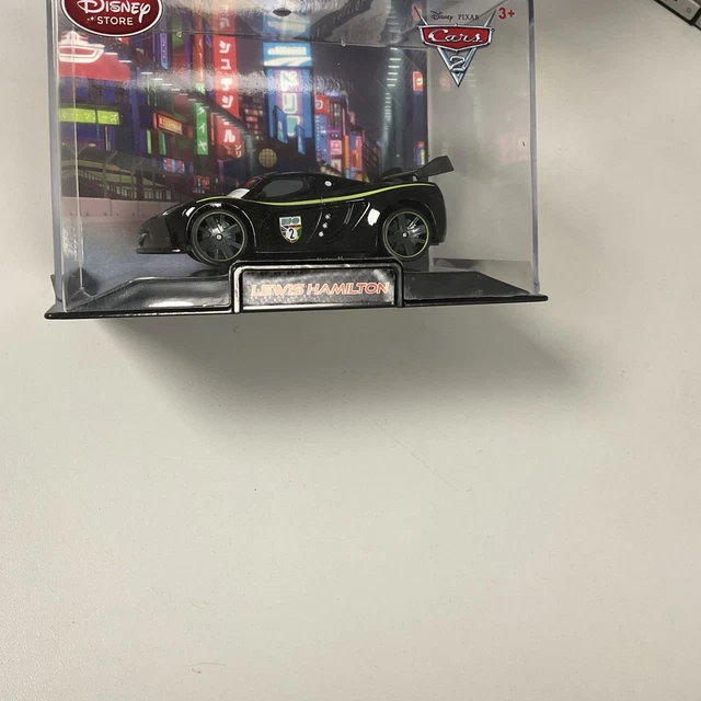 DISNEY STORE EXCLUSIVE Pixar Cars Lewis Hamilton Diecast Car Display ...