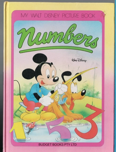 CHILDRENS ,MY Walt Disney Picture Book Of Numbers $23.00 - PicClick AU