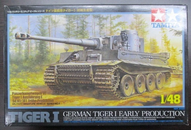 TAMIYA TAMIYA 1/48 MMV No.4 German Heavy Tank Tiger I Early ion Type ...