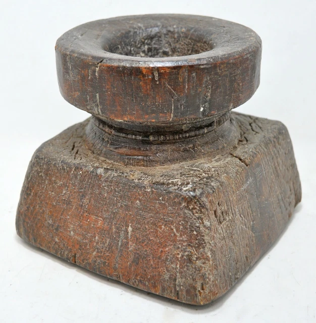 ANTIQUE WOODEN AGRICULTURAL Seed Spreader Bijni Original Old Hand ...