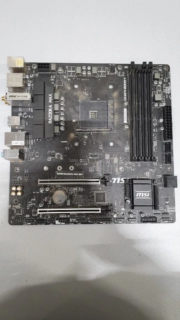 MSI B450M BAZOOKA MAX WiFi AMD Ryzen AM4 MicroATX Motherboard For Parts ...