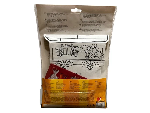 BASTELSET ZIRKUSWAGEN + 6 Stifte zum bemalen Basteln & Malen | easy Fun ...