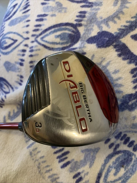 CALLAWAY BIG BERTHA Diablo Fairway Wood 3D Will Regular Graphite Shaft ...