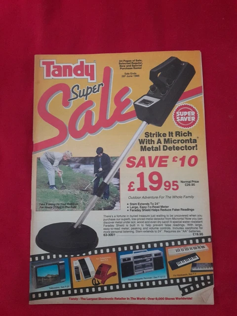 RARE TANDY CATALOGUE Super Sale 1986 Vintage Computing Electronics ...