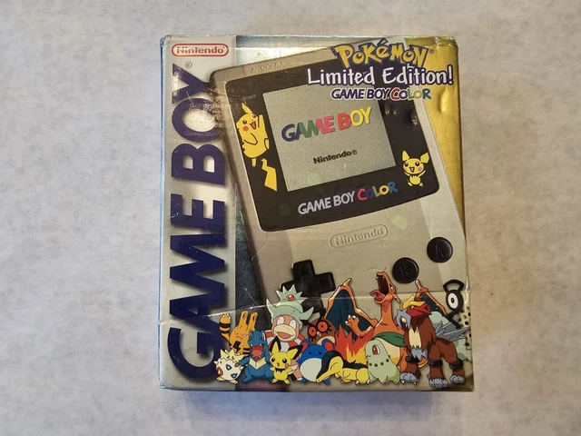 GAMEBOY COLOR LIMITED Edition - Pokemon Box And Console Tested And ...
