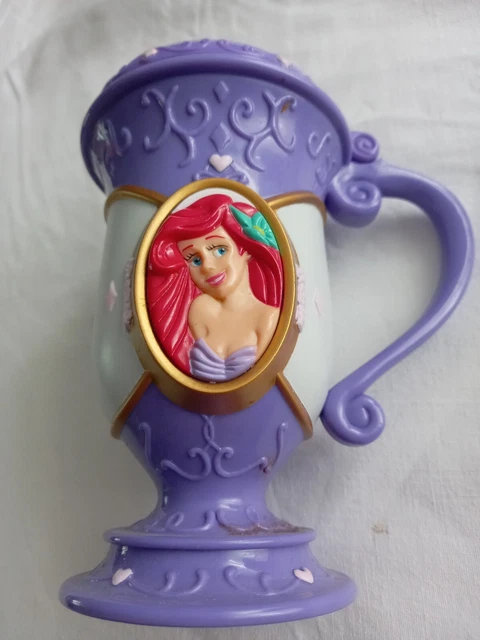 DISNEY ON ICE Ariel Little Mermaid Souvenir Flip Top Cup Mug Princess £ ...