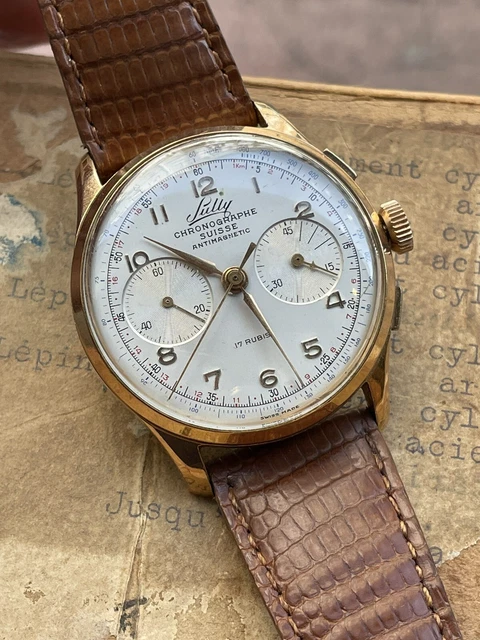 MONTRE CHRONOGRAPHE SULLY swiss made Landeron 51 Vintage Watch ...