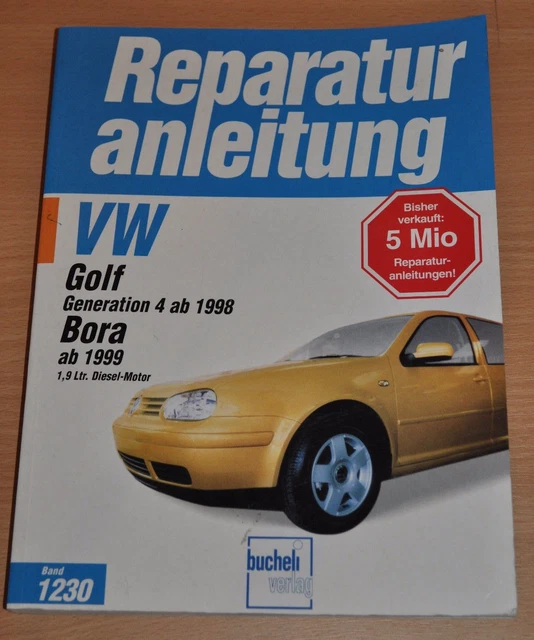 VW GOLF 4 IV Generation Bora Motor Getrieb 1,9l Diesel ...