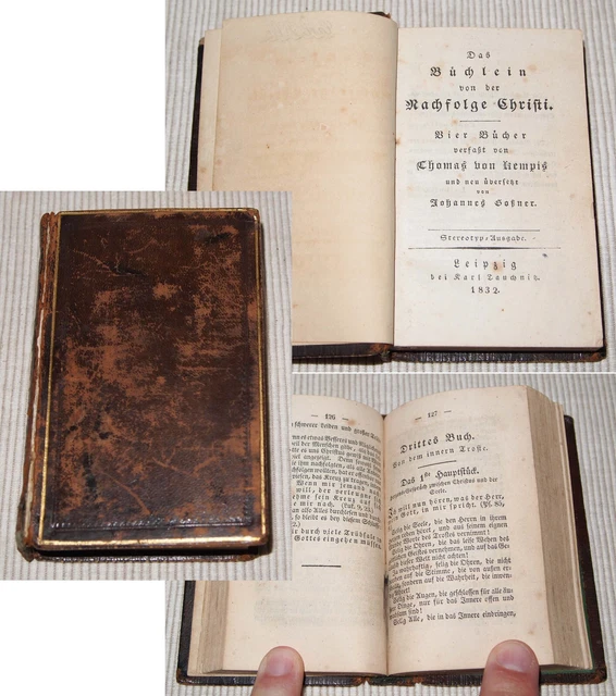 THOMAS VON KEMPIS IL LIBRETTO DELLA SUCCESSIONE CHRISTI Lipsia 1832 EUR ...