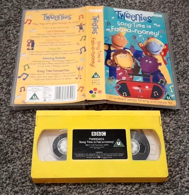 Tweenies Song Time Is Fab A Rooney Vhs Video Bbc Cbeebies Jake Bella ...