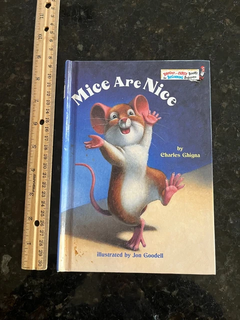 DR SEUSS BRIGHT & Early beginner book Mice are Nice Charles Ghigna ...