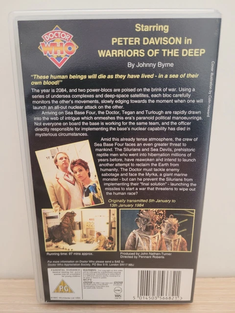 DOCTOR WHO - Warriors Of The Deep (VHS/H, 1995) £0.99 - PicClick UK