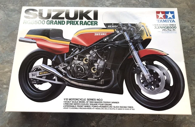 TAMIYA 14003 SUZUKI RGB500 Grand Prix racer bike 1/12 scale model ...