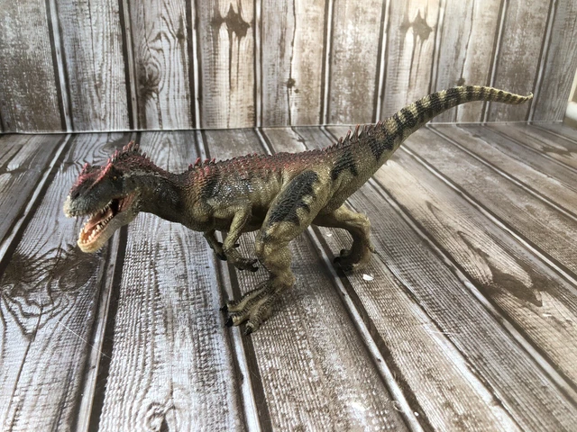 PAPO REALISTIC DINOSAUR Allosaurus Action Figure Hinged Jaw Prehistoric ...