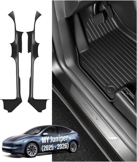 BMZX FOR TESLA Model Y Juniper 2025-2026 Door Sill Protector 2PCS | TPE ...