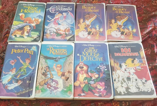 BLACK DIAMOND THE CLASSIC COLLECTION DISNEY VHS 8 MOVIESTOTAL 8 VHS ...