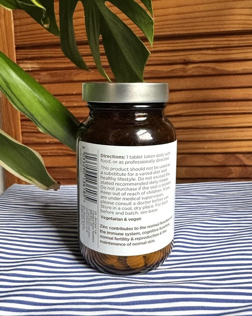 BIOCARE ZINC CITRATE 180 Tablets for Immune, Congnitive, Fertility Skin ...