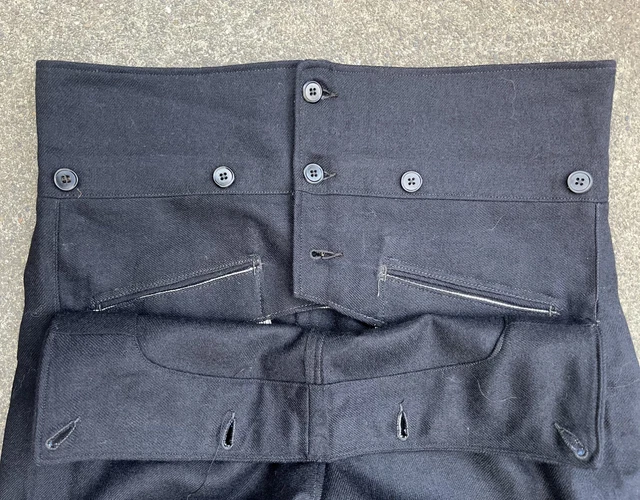 VTG 1944 WW2 Australian Royal Navy Wool Sailor Uniform Trousers ...